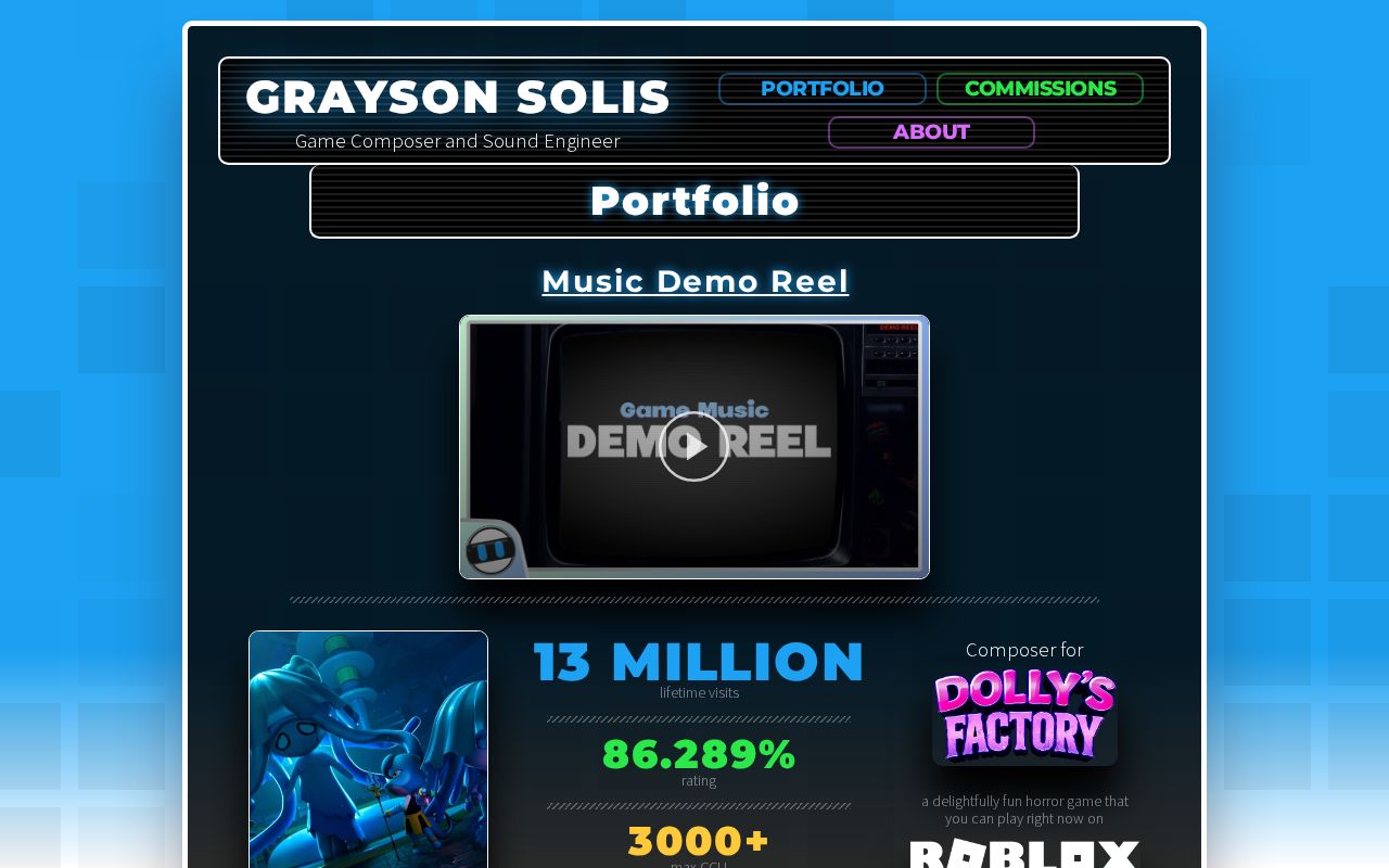 Grayson Solis - Game Composer and Sound Engineer